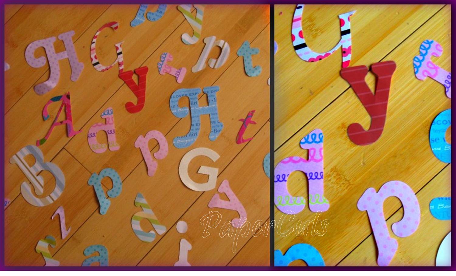 PaperCuts: Letters/Fonts