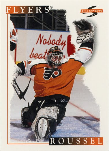 MY HOCKEY CARD OBSESSION: TO THE BIKE SPOKES!!! - Dominic Roussel