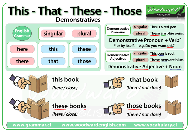 Temarios: Demonstrative Pronouns