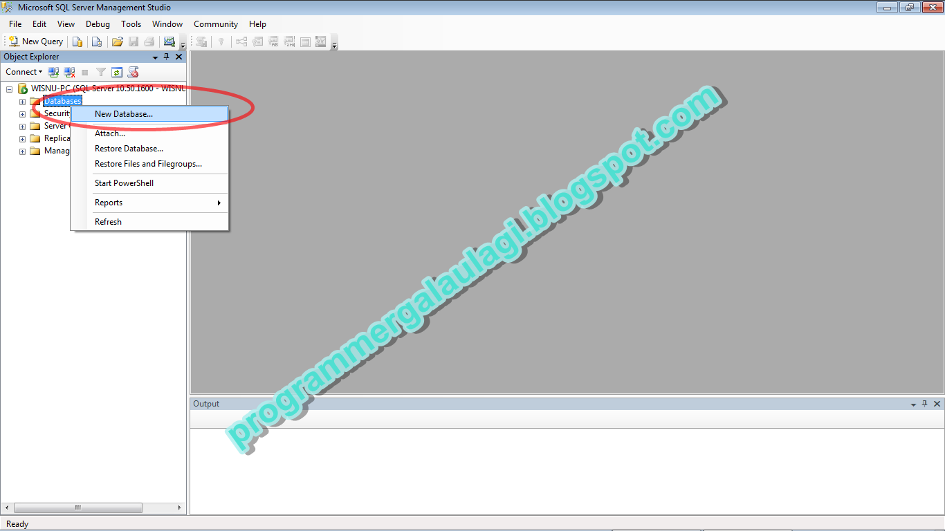 Belajar SQL Server : Dasar - Dasar SQL Server ~ Programmer Galau Lagi