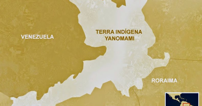 Tribo Yanomami: Localização