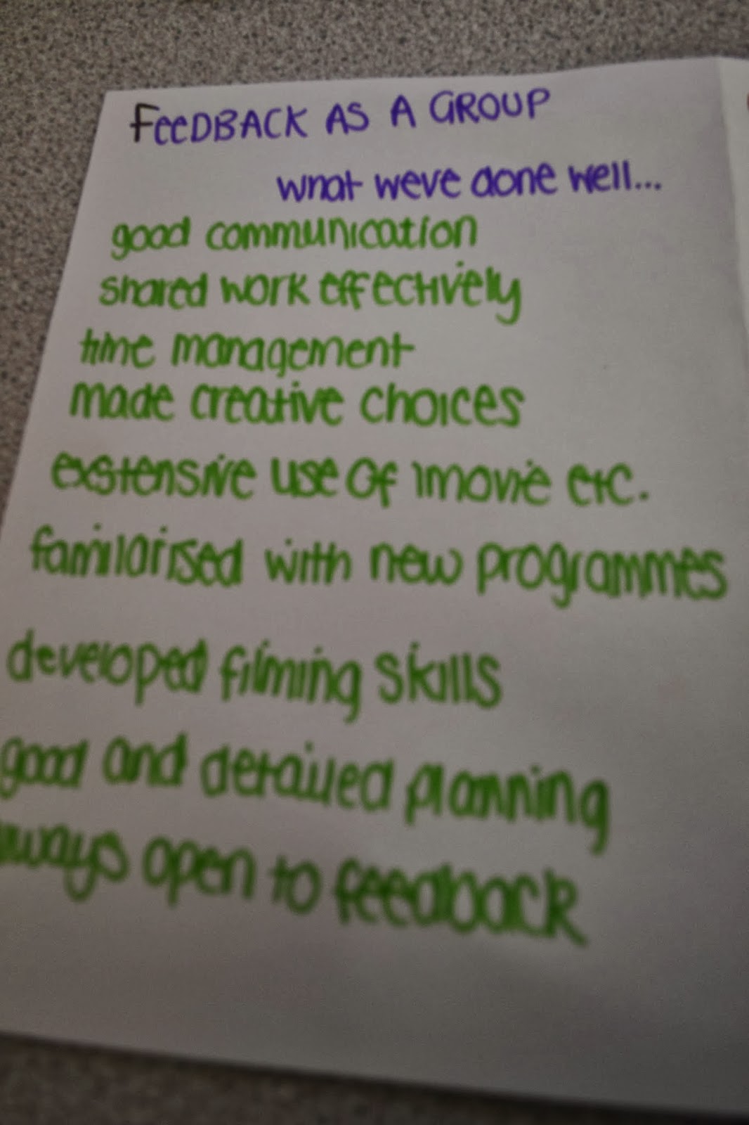 Ruby Rhodes A2 Media Studies : February 2014