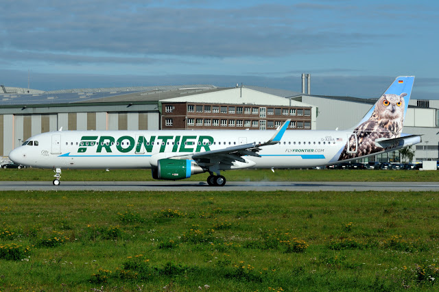 Airbus Hamburg Finkenwerder News: A321-211SL, Frontier Airlines, N701FR ...