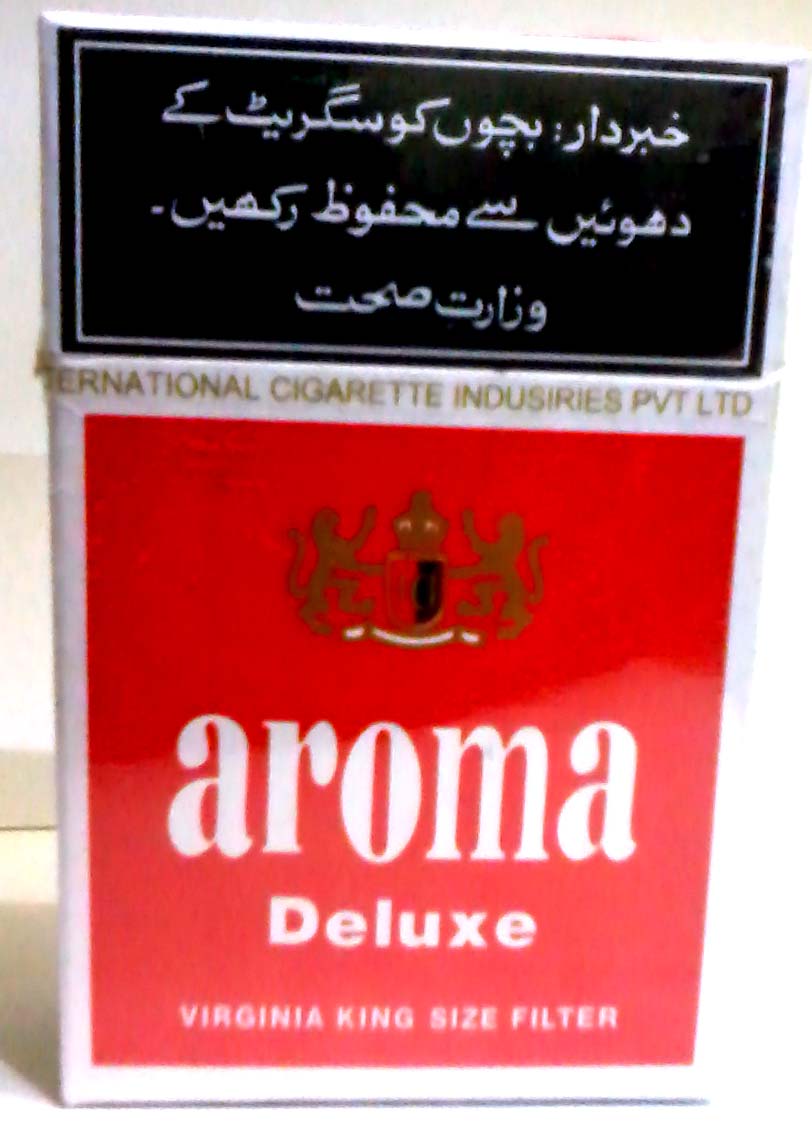 Tobacco Packets: Aroma & President Cigarettes