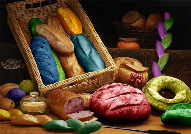 Las Fotos Mas Alucinantes: pan de colores