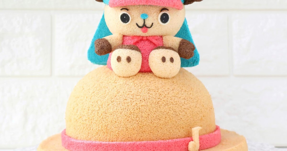 Loving Creations for You: 'One Piece Chopper' Straw Hat Chiffon Cake