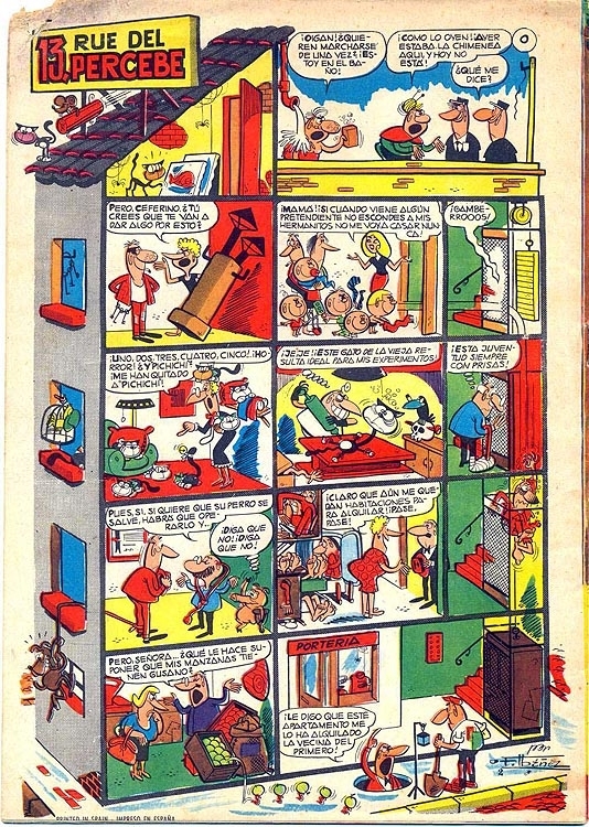 Recuerdos de ayer: Aniversario de 13 Rue del Percebe, Francisco Ibañez