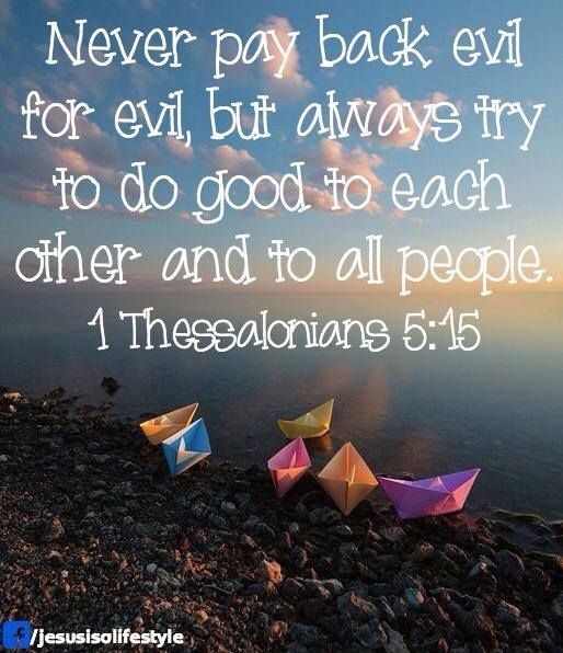 COGWC Men's Ministry: 1 Thessalonians 5:15