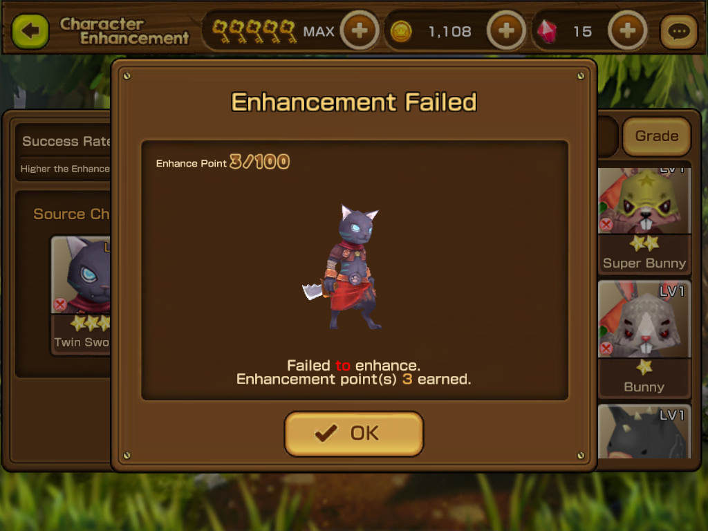 LINE Touch Monsters: Character Information - ข้อมูลตัวละคร