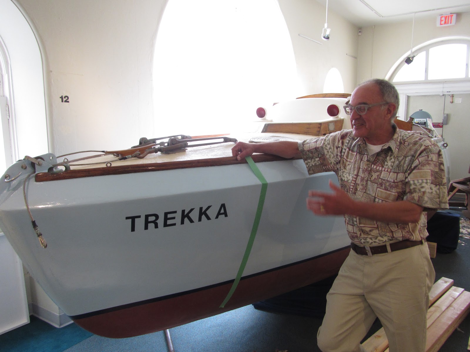 "TERN"--Laurent Giles sloop: A Visit to Trekka!