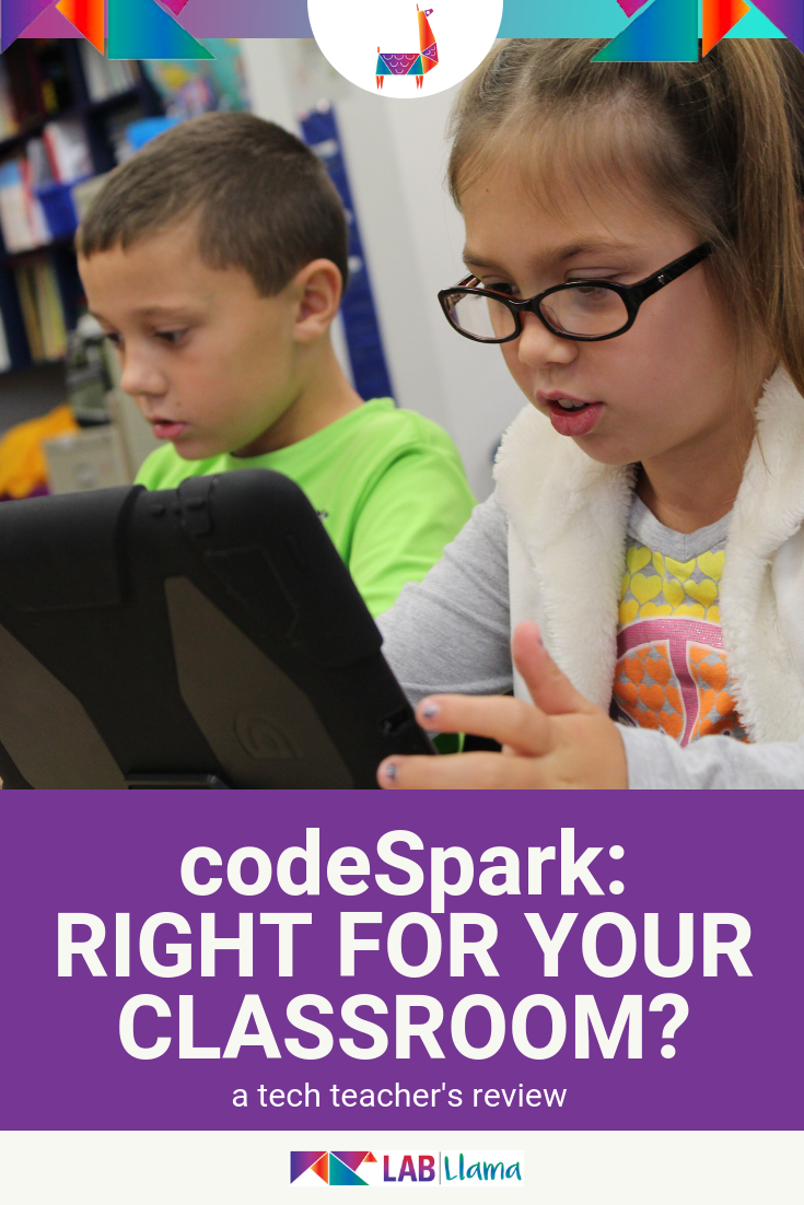 Lab Llama - Tech Teaching: Lab Llama Review: codeSpark