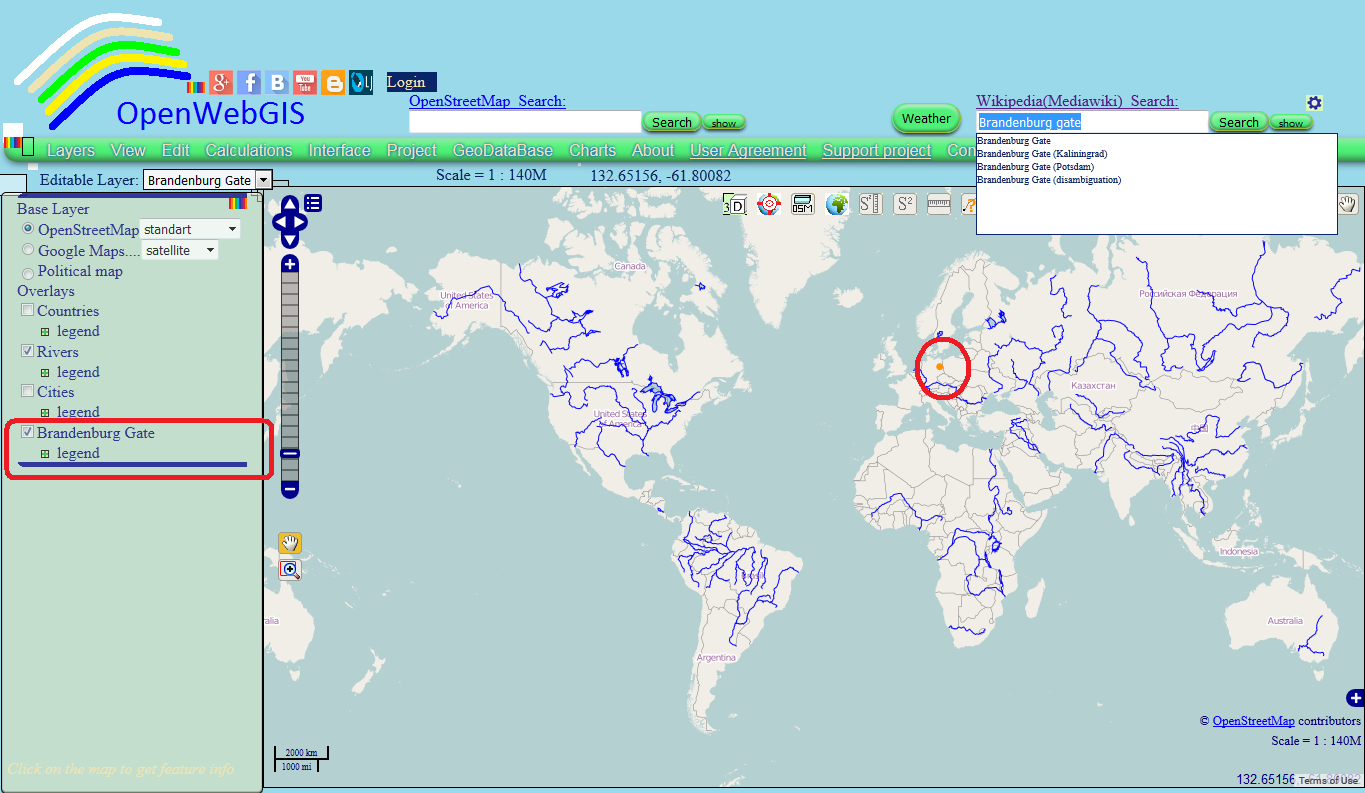 OpenWebGIS is free online GIS: Integrating your map service and ...