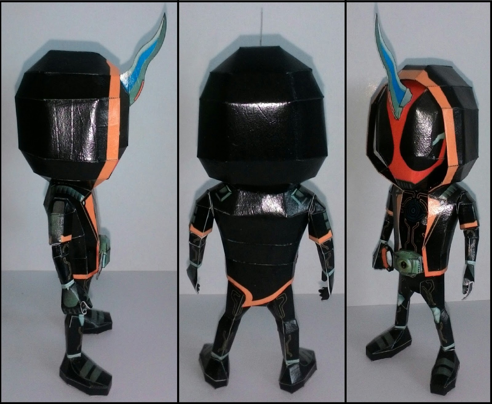 AKaRiPap: Papercraft Kamen Rider Ghost Ore Damashi & Transient Chibi