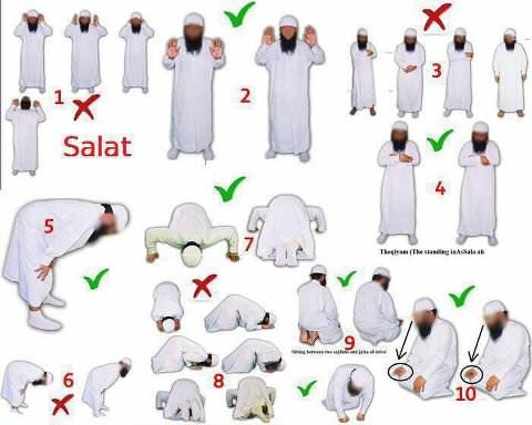 NIK ADIB NIK DIN: CARA SOLAT YANG BETUL