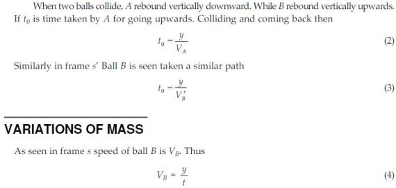 Vedupro: Variation of mass with velocity, Variation of mass with ...