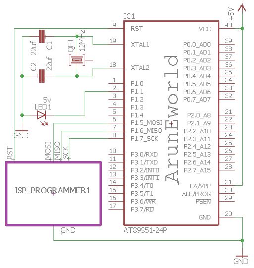 8051 Interface - LED | ArunEworld 8051 Interface - LED | ArunEworld