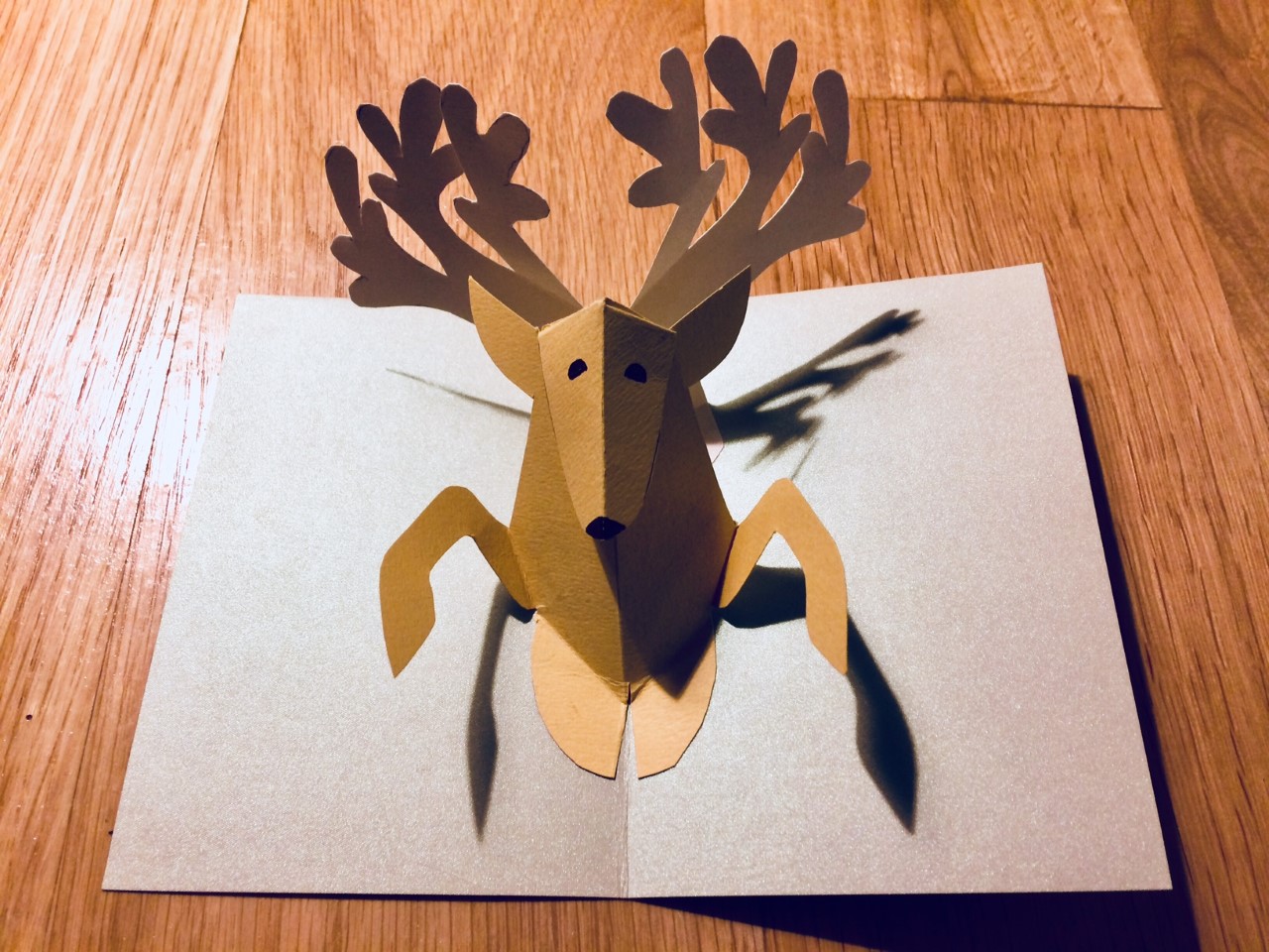 Pop Up Reindeer Cards