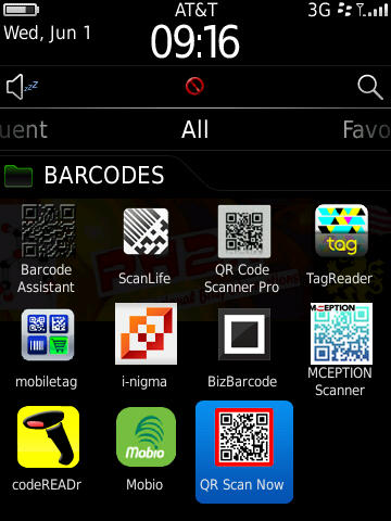 Occasional Brief Observations: Additional BB QR readers - XIX