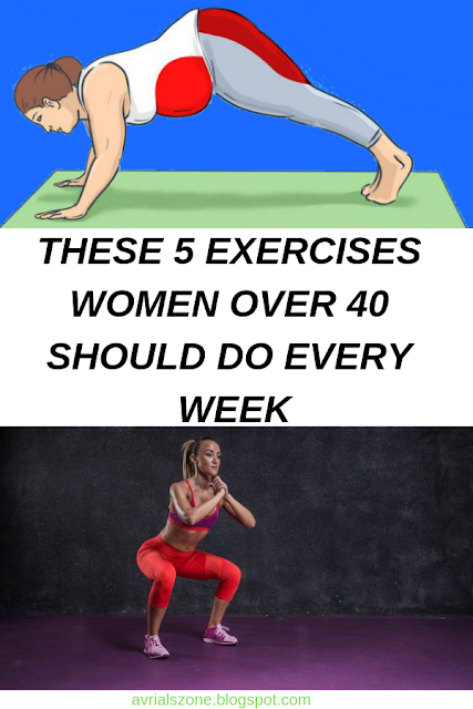 Healthy Beauty and Diet: THESE 5 EXERCISES WOMEN OVER 40 SHOULD DO ...