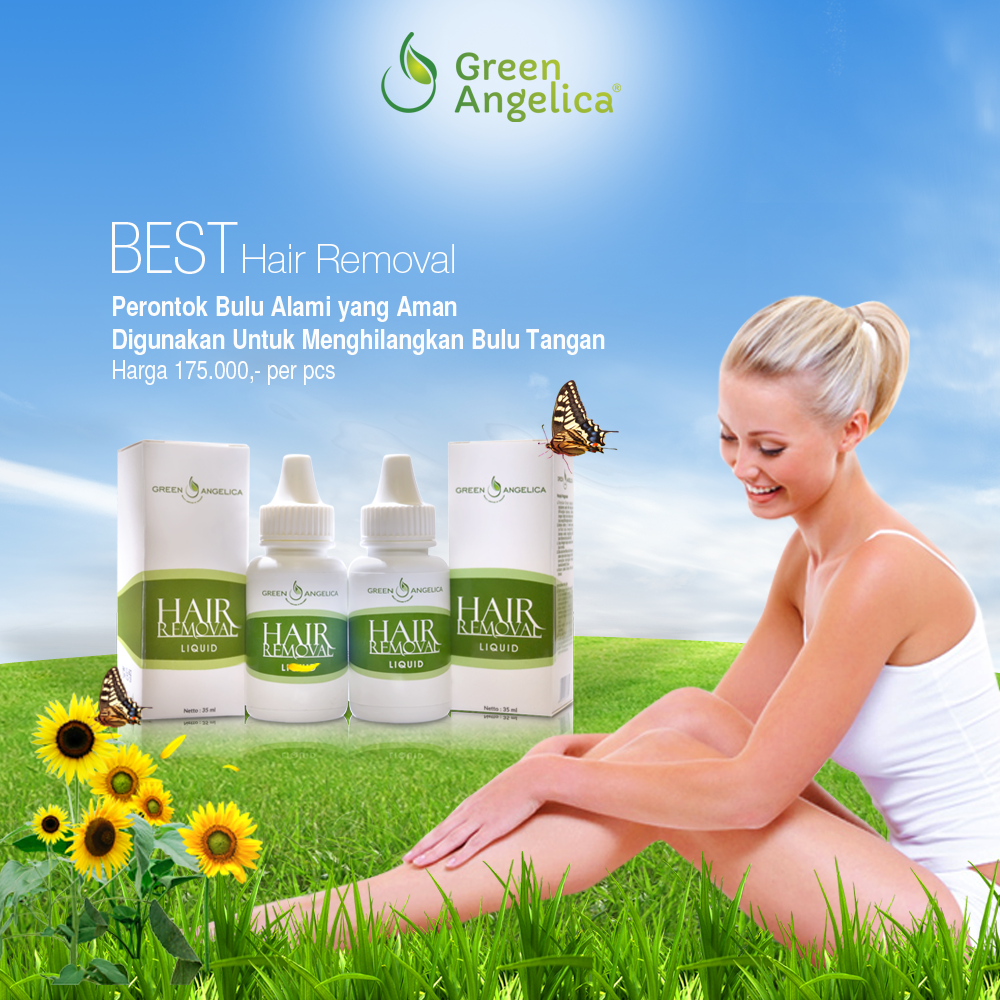 Obat Perontok Bulu Kaki - Green Angelica Indonesia