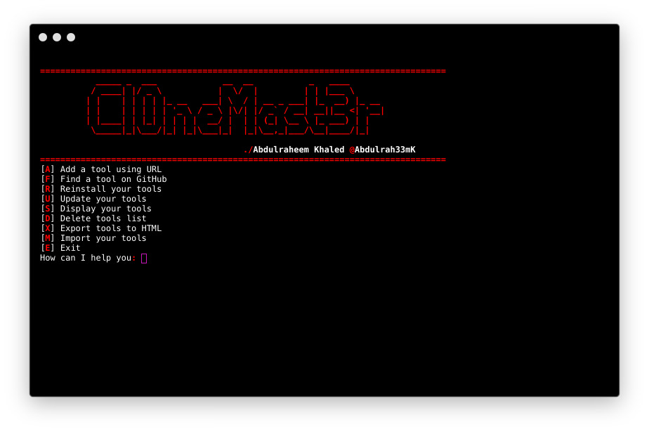 Cl0neMast3r - Git All Your Favorite Tools In One Click