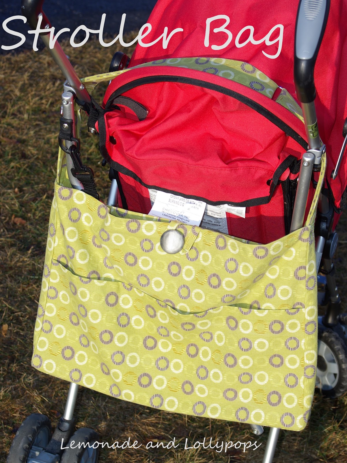 Lemonade and Lollypops: Stroller Bag