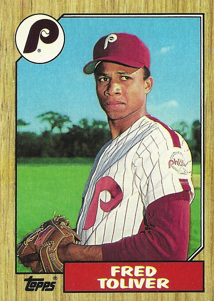 The Phillies Room: 1987 Topps #63 Fred Toliver