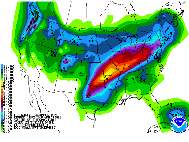 Kokomo, IN Weather: April 2011