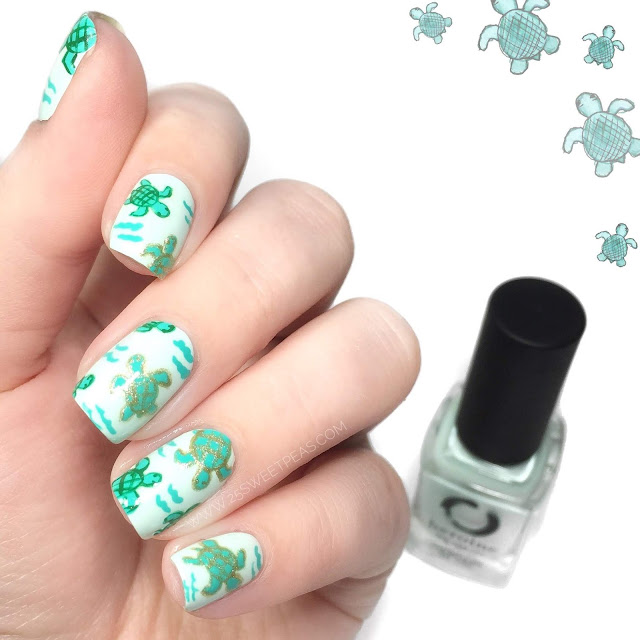 Sea Turtle Nails + Tutorial — 25 Sweetpeas