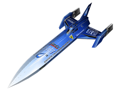 Astro Racer - Blue Flame 2 Papercraft | Papercraft Paradise ...