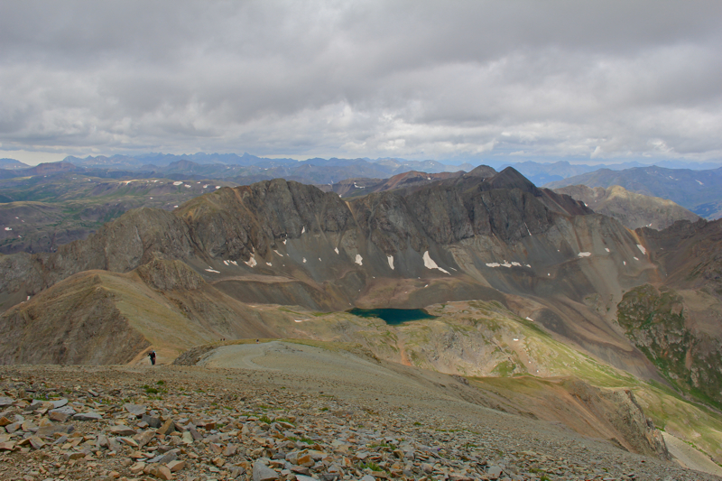 Colorado Lifestyle: Handies Peak from American Basin