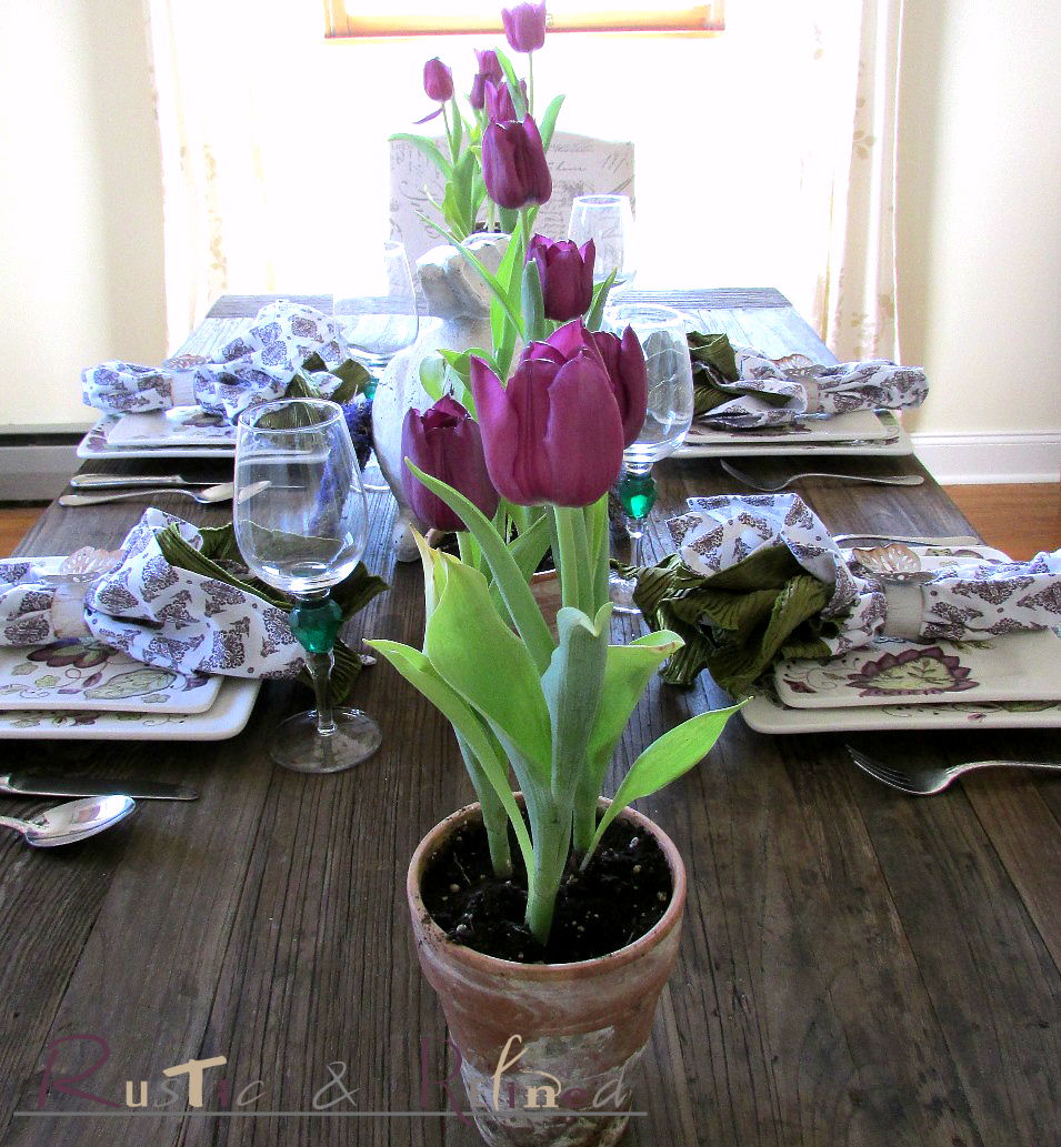 Pretty Spring Table Setting | Rustic & Refined