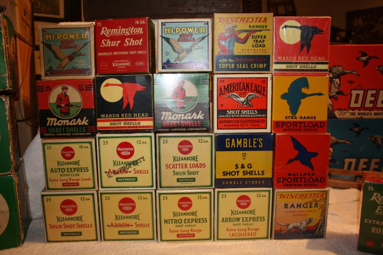 Vintage Outdoors: Shotgun Shell Box Collections