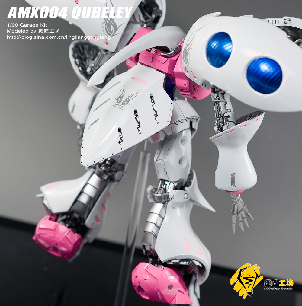 GUNDAM GUY: 1/90 AMX-004 Quebley [Harman Karn Custom] - Garage Kit Build
