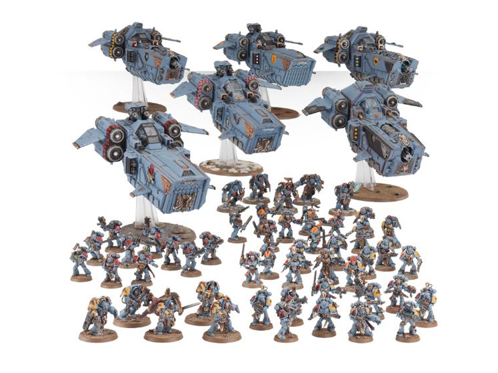 Space Longboats in Space - The Stormfang Gunship & Stormwolf Have ...