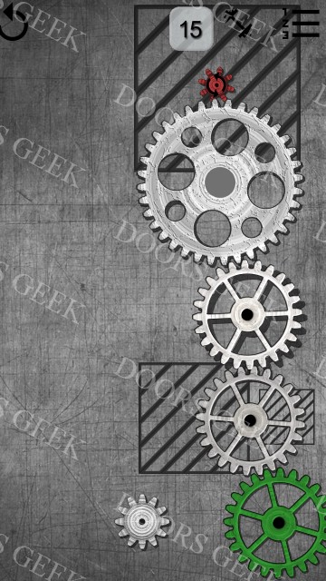 Gears Logic Puzzles Level 15 Solution ~ Doors Geek