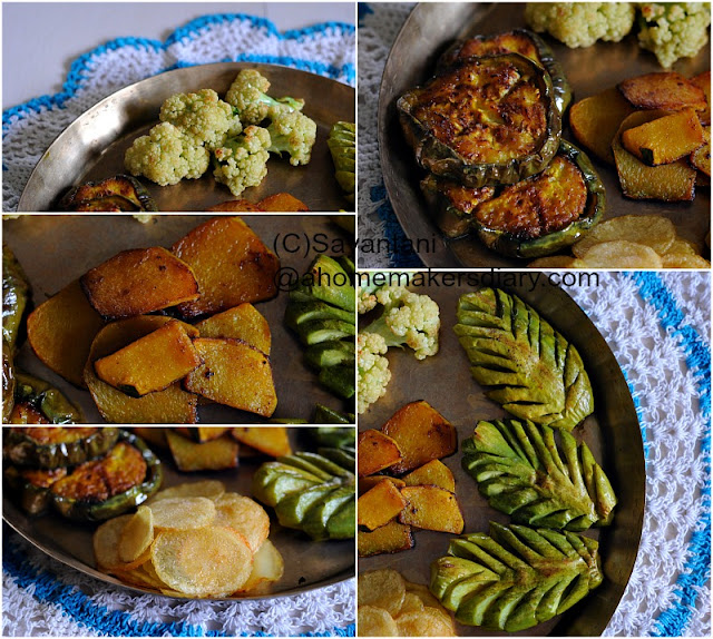 Bengali Bhaja Platter ( 5 types of Bengali fries) - A Homemaker's Diary