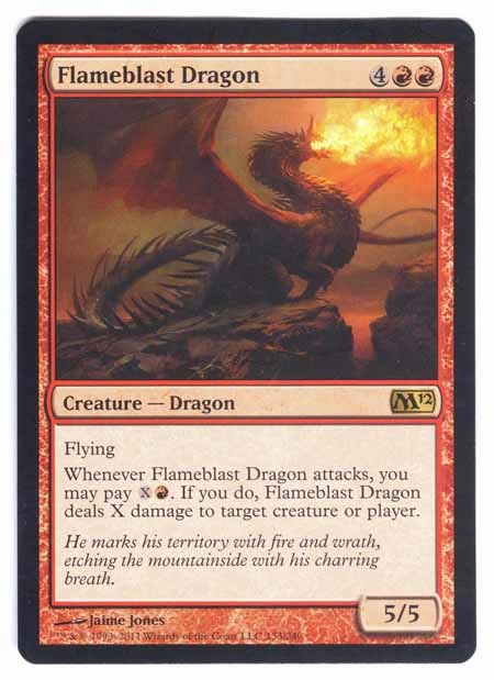 Magic the Gathering Adventures: Magic 2012 (M12) Red Creatures
