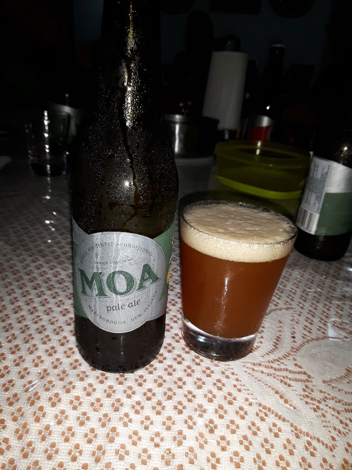 Moa Pale Ale Degustação Nº 502 Ninkasi Beer Club
