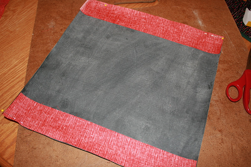 Buzzing and Bumbling: Chalkboard Tablecloth Tutorial