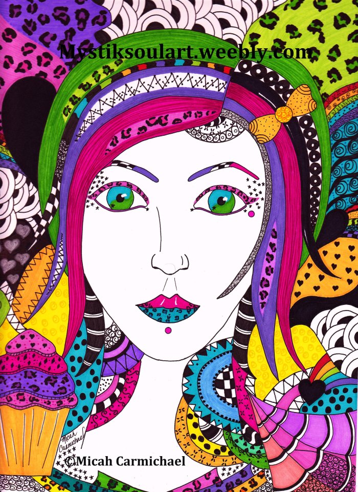 Inkerbella~Actress/Model: Neon Bella ~ Neon Soul Girl Art Work