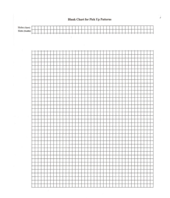 Reggie the Potter... and Tape Loom Weaver: Blank Charts free download