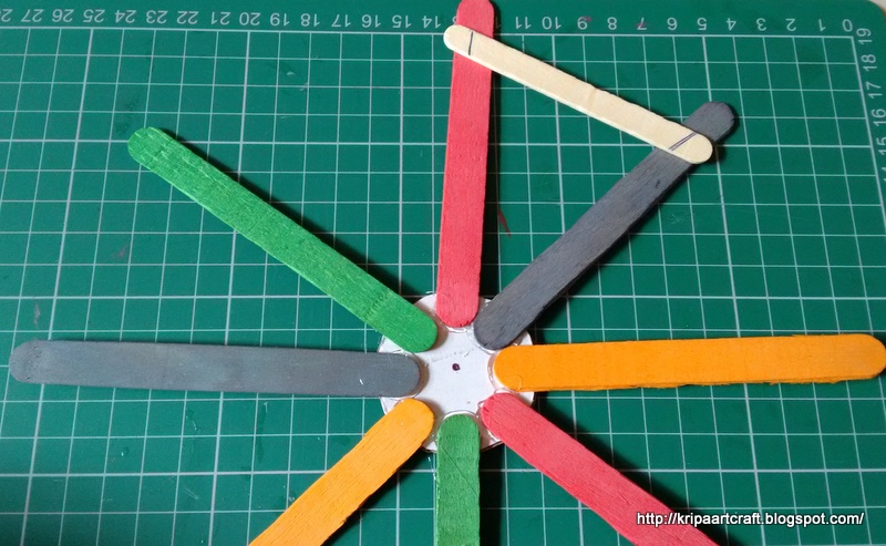 Art and Craft: Popsicle Stick Ferris Wheel