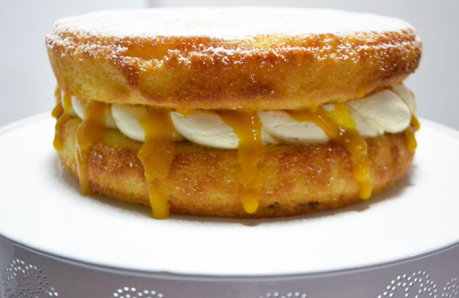 All The Little Extras: Coconut & Mango Victoria Sponge