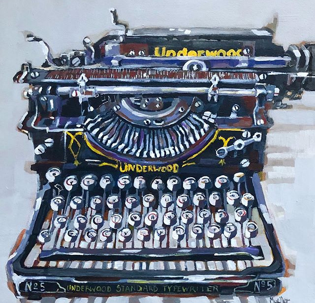 The Typewriter Revolution blog: A few paintings of typewriters