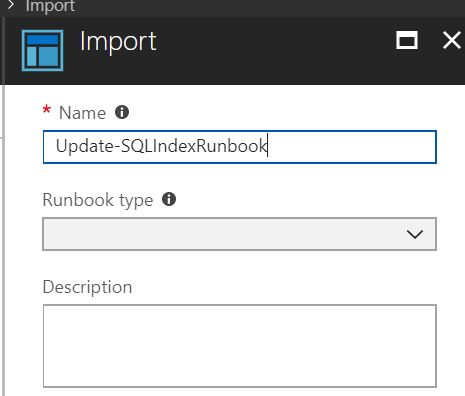 SQL Azure Index Maintenance using Azure Automation