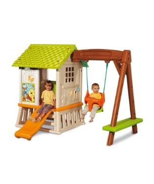 Kids Playhouses: Smoby Winnie the Pooh Treehouse & Swing