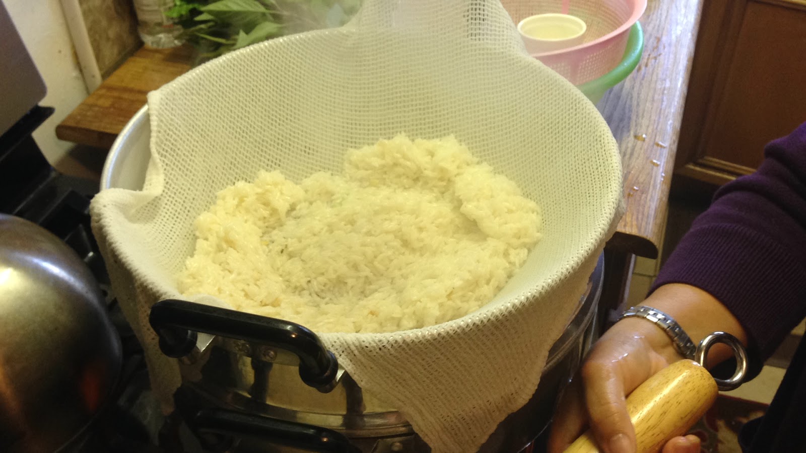 Cambodian Bai Mon (Cambodian Steamed Chicken and Rice)