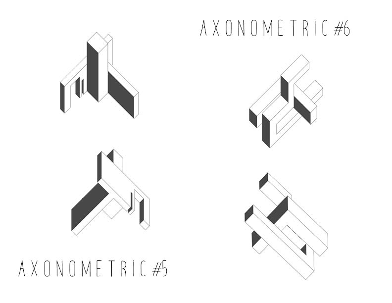 EXP 2: Axonometrics - ARCHITECTURAL STUDIES