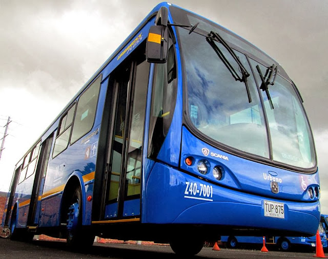Buses Clásicos de Bogota: Buses azules del SITP